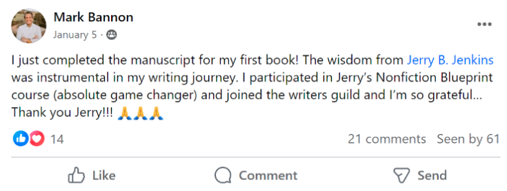 Nonfiction Blueprint Backdoor – Jerry Jenkins