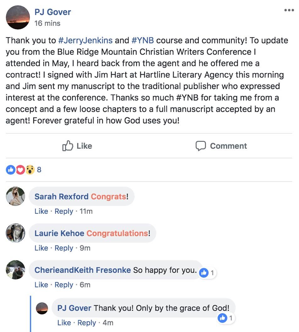 Your Novel Blueprint Sales Page – Backdoor – Jerry Jenkins